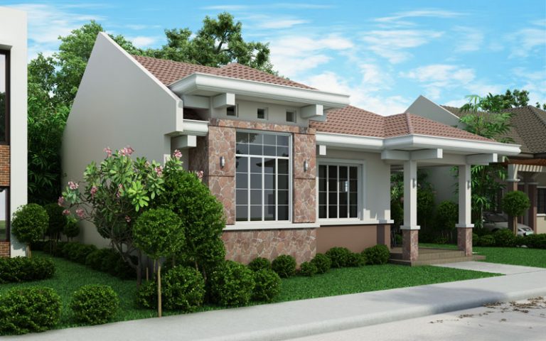 PHP-2015022, Small Efficient House plan with Porch - Pinoy House Plans