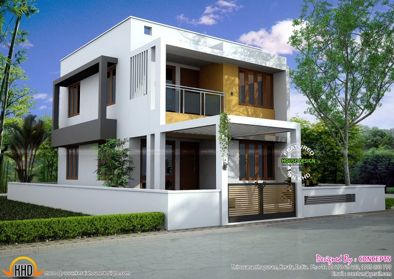 Modern Style Box Shape House