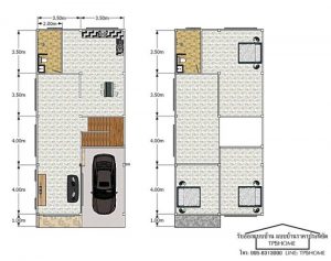 Modern Two-storey Design for a Narrow and Elongated Lot - Pinoy House Plans