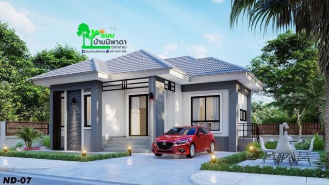 Sophisticated Contemporary House Plan in Grey Tone - Pinoy House Plans