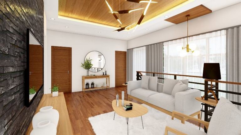 Modern Tropical House in Grey and Brown Colors - Pinoy House Plans