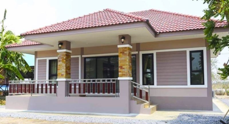 Stunning Elevated House Design with Cross Hip Roof - Pinoy House Plans