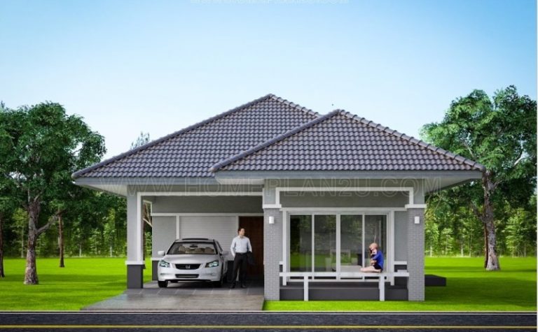 Striking Exterior Design of Contemporary Grey House - Pinoy House Plans